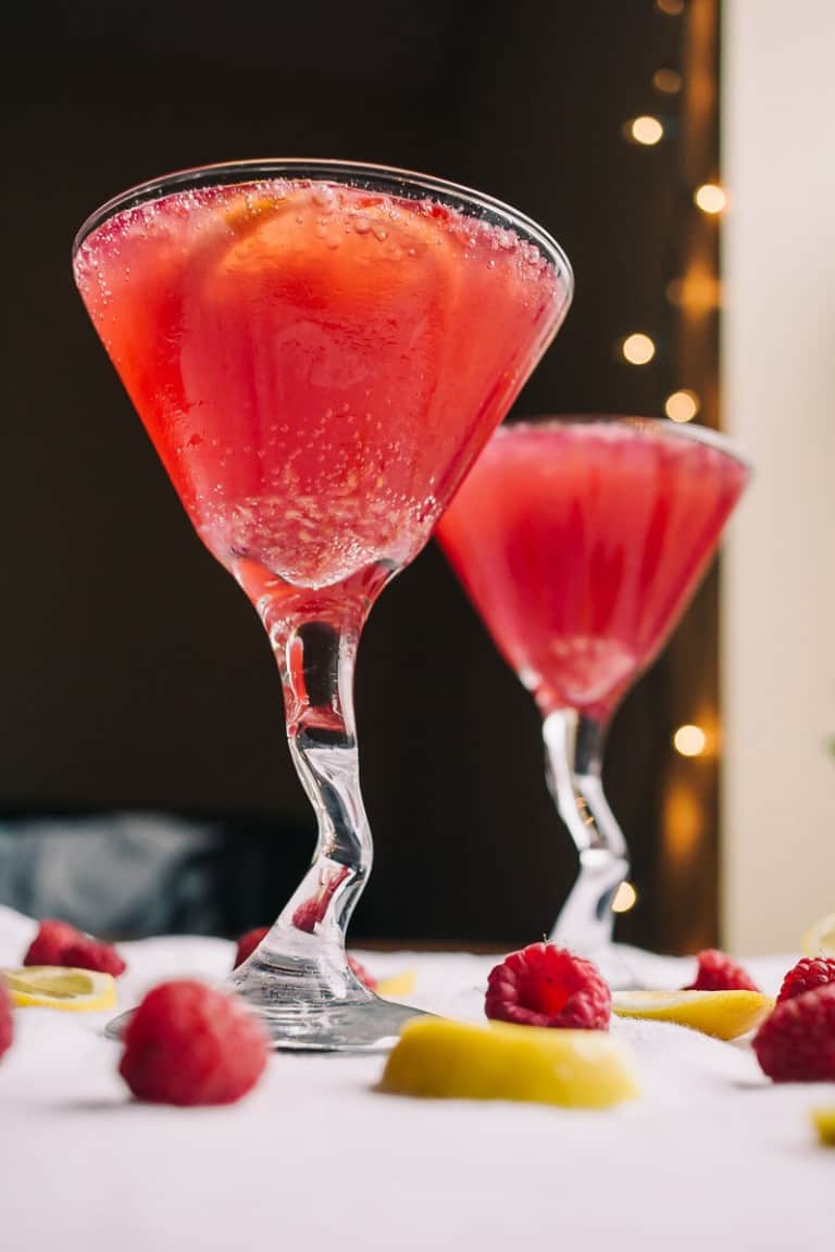 Pomegranate and Raspberry Cocktail Recipe — A Full Living