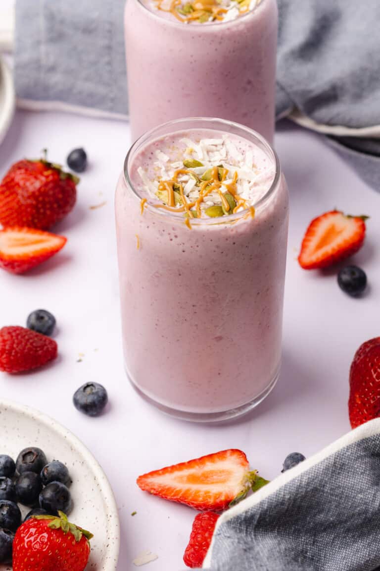 Keto Berry Smoothie - A Full Living