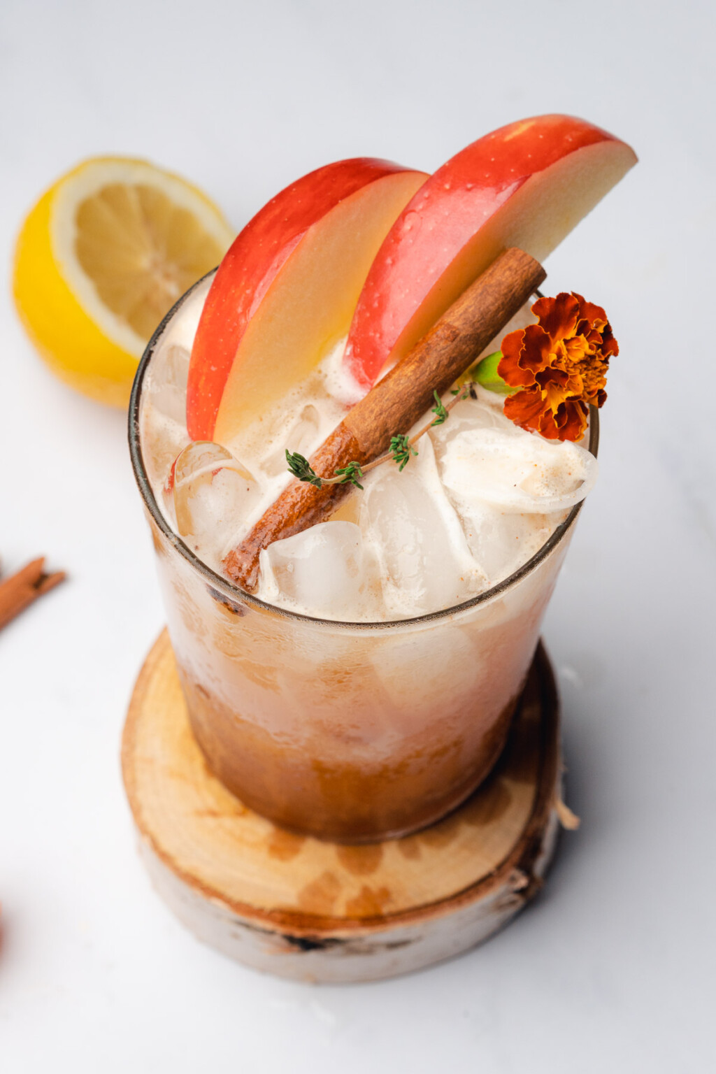 Bourbon Apple Smash (Refined Sugar Free) - A Full Living