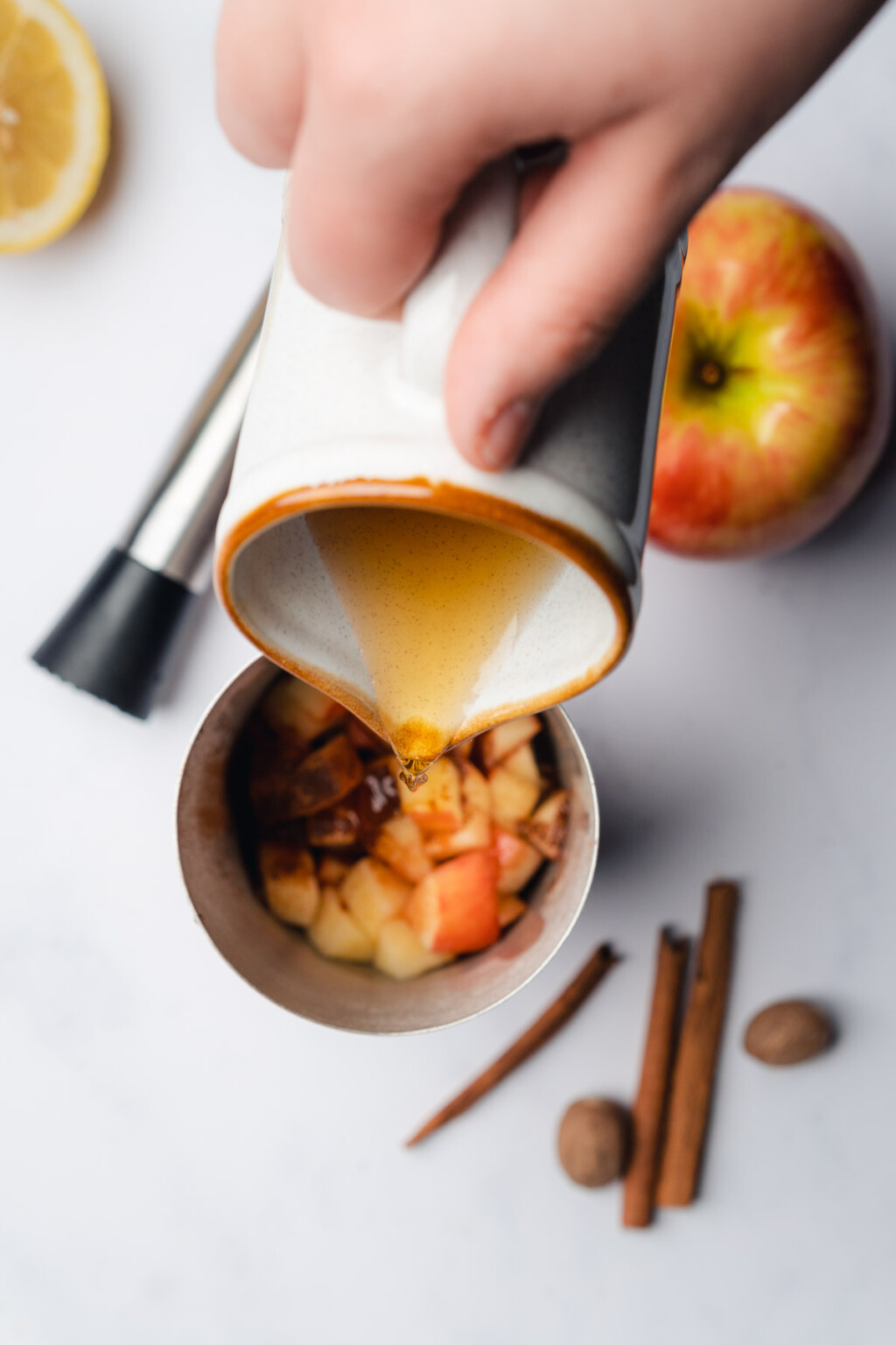 Bourbon Apple Smash (Refined Sugar Free) - A Full Living