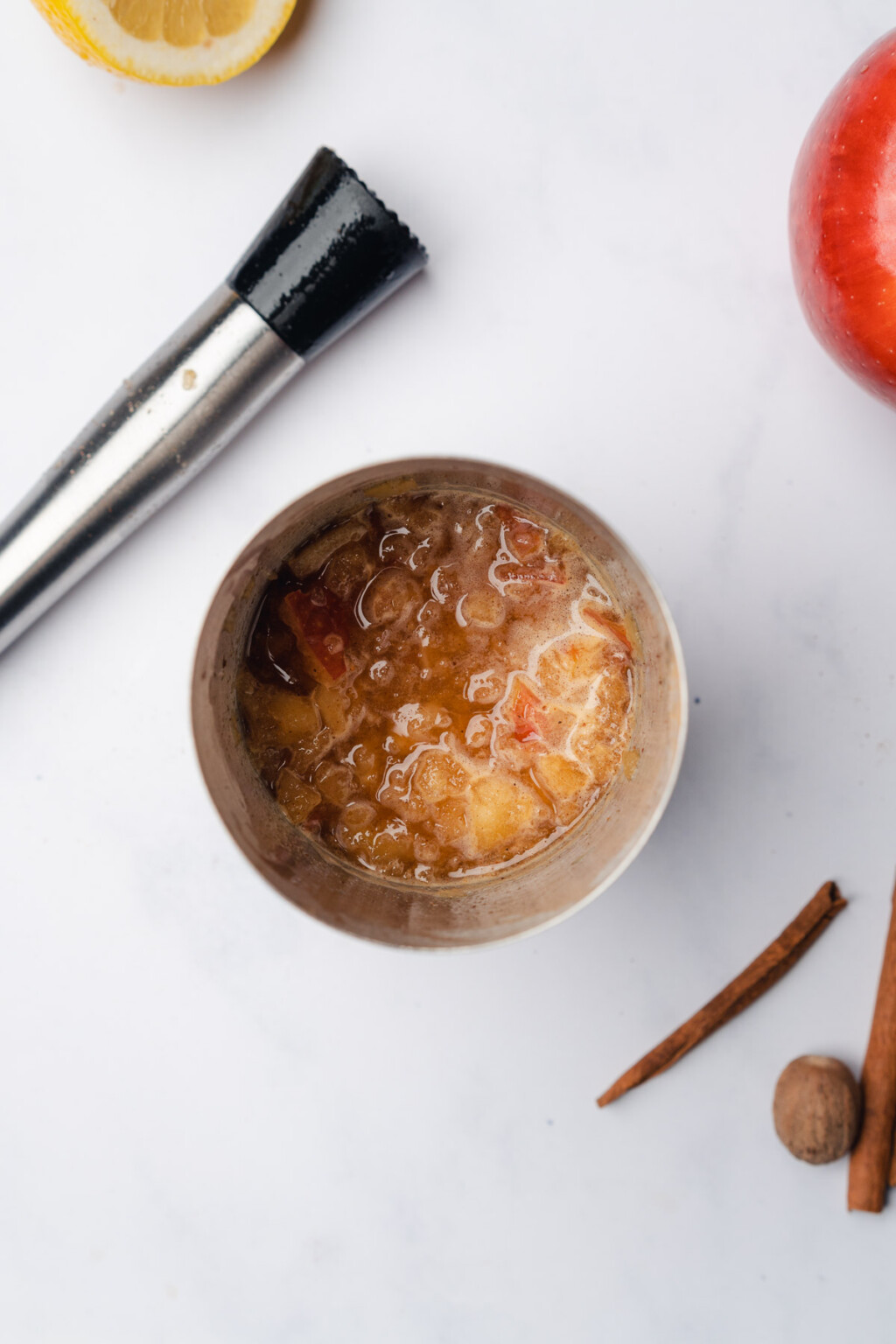 Bourbon Apple Smash (Refined Sugar Free) - A Full Living