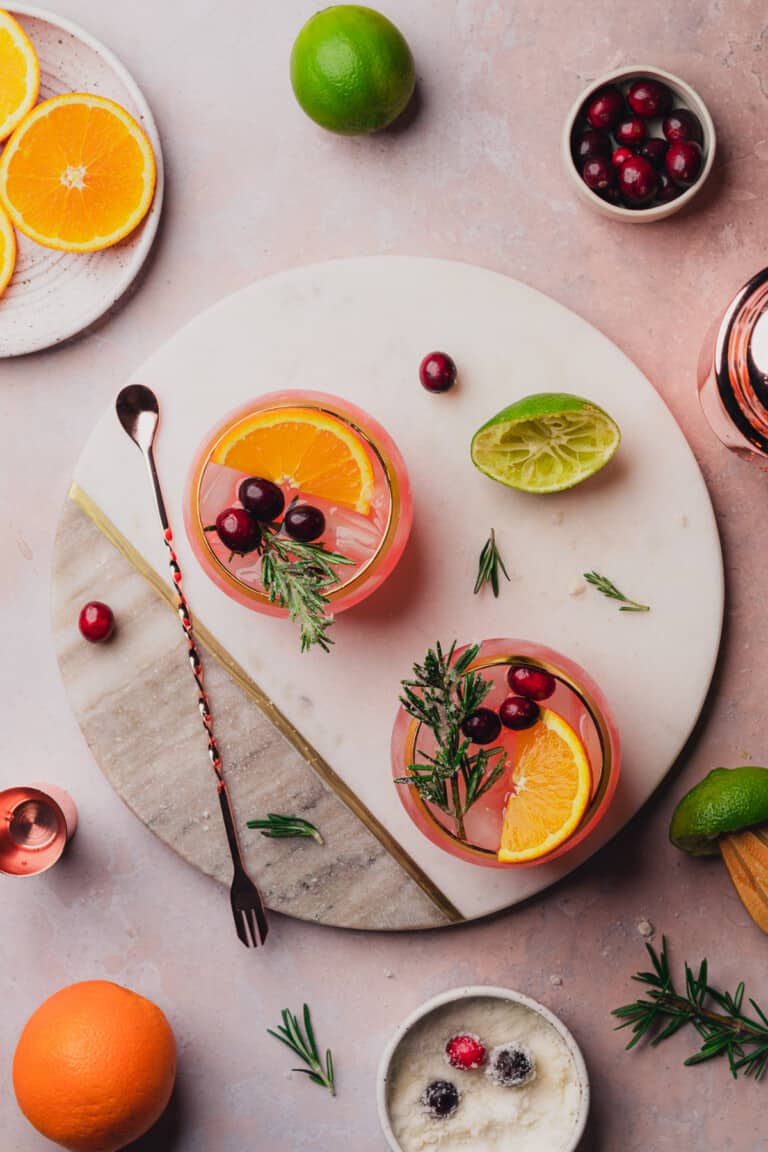 Prosecco Margarita with Cranberry (Keto) — A Full Living