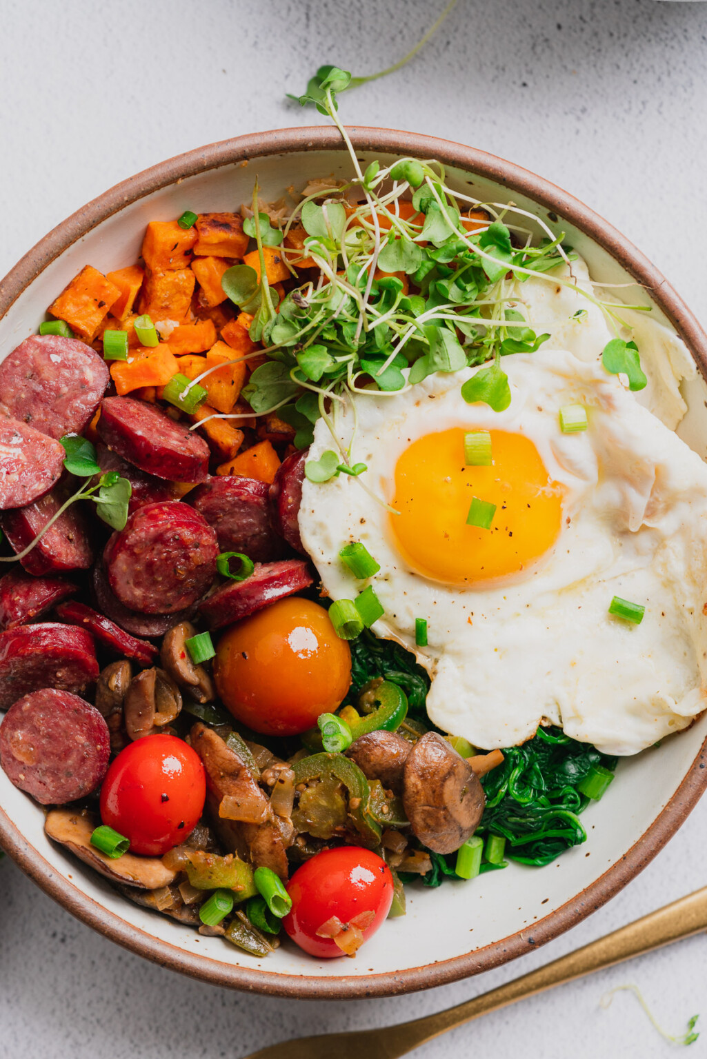 Healthy Macro Bowl Recipe with Smoked Sausage - A Full Living