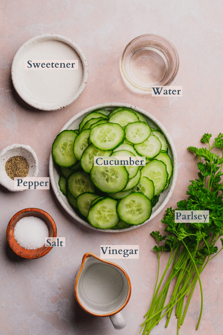 Agurksalat - Norwegian Cucumber Salad - A Full Living