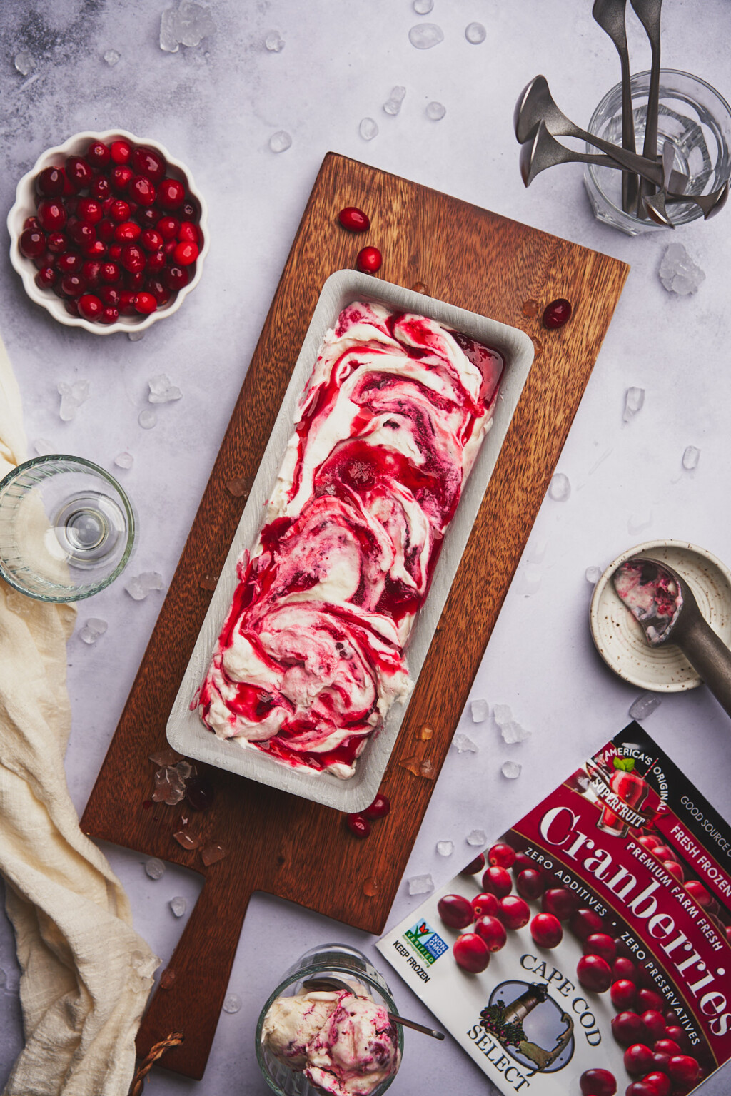 Sugar Free Cranberry Ice Cream No Churn Recipe - A Full Living