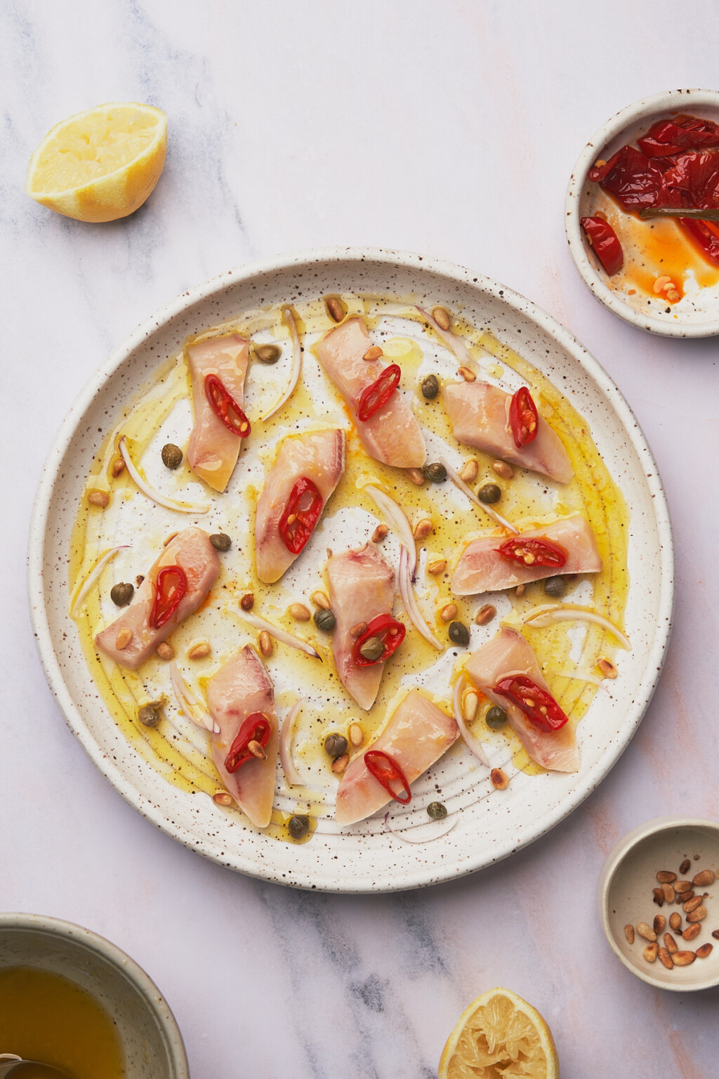 Hamachi Crudo (Yellowtail Carpaccio) - A Full Living