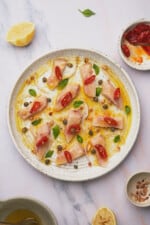 Hamachi Crudo (Yellowtail Carpaccio) - A Full Living