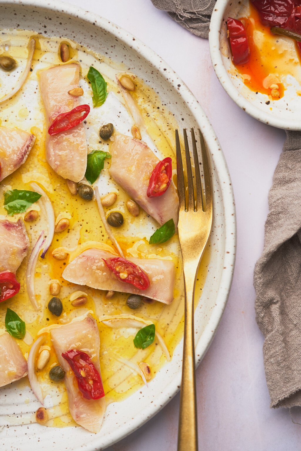 Hamachi Crudo (Yellowtail Carpaccio) - A Full Living