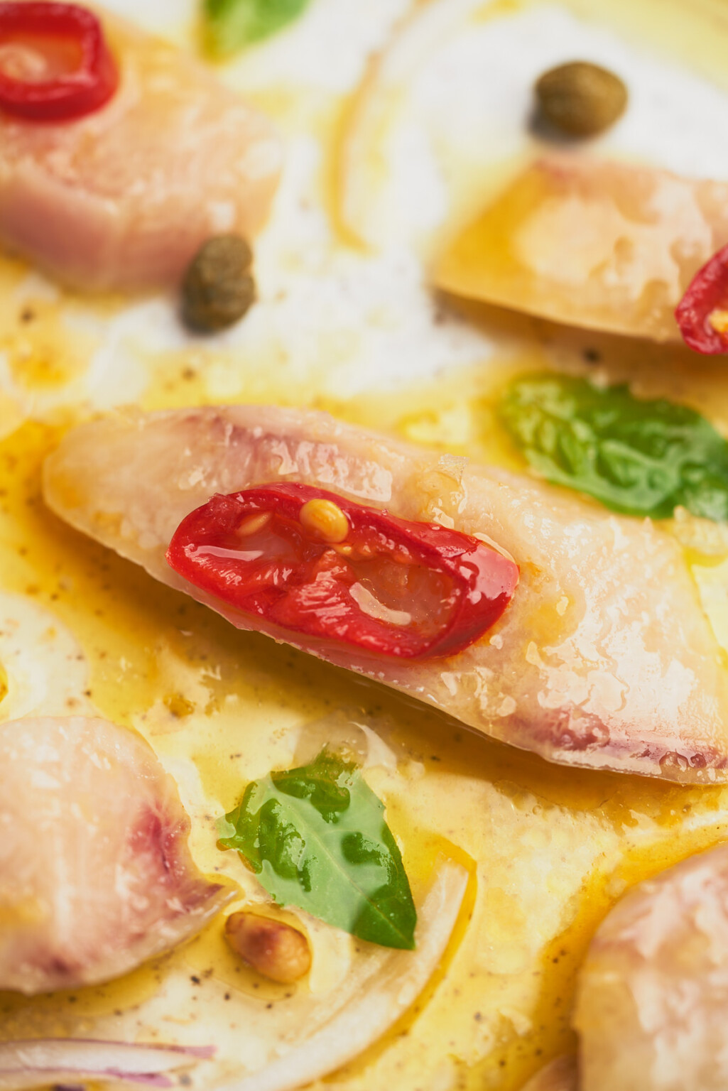 Hamachi Crudo (Yellowtail Carpaccio) - A Full Living