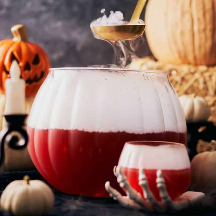 Halloween Punch Recipe with Dry Ice - A Full Living