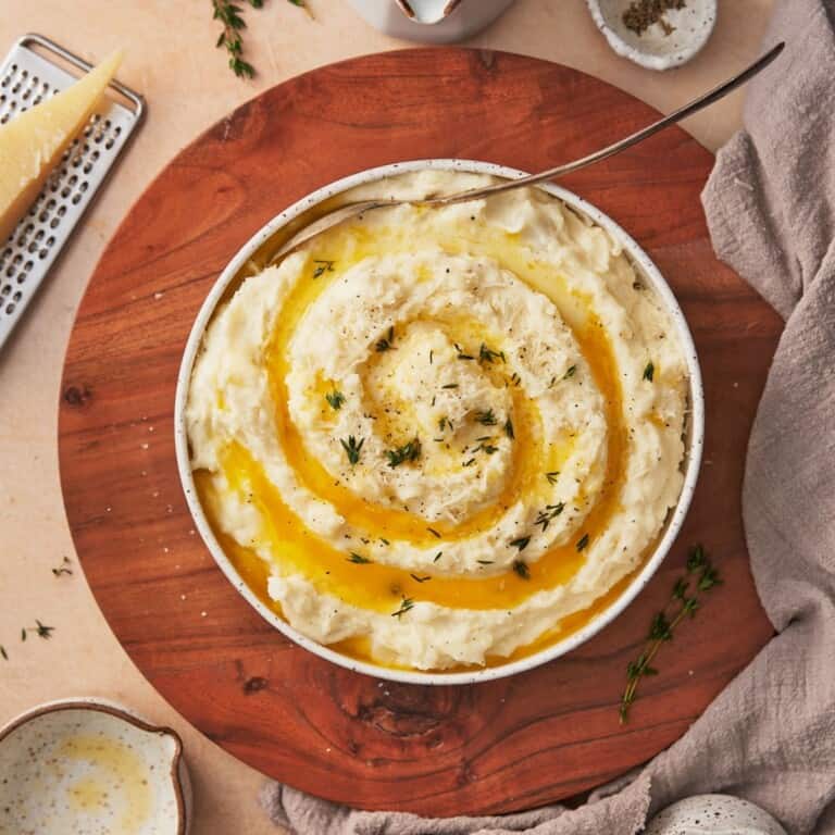 Truffle Mashed Potatoes - A Full Living