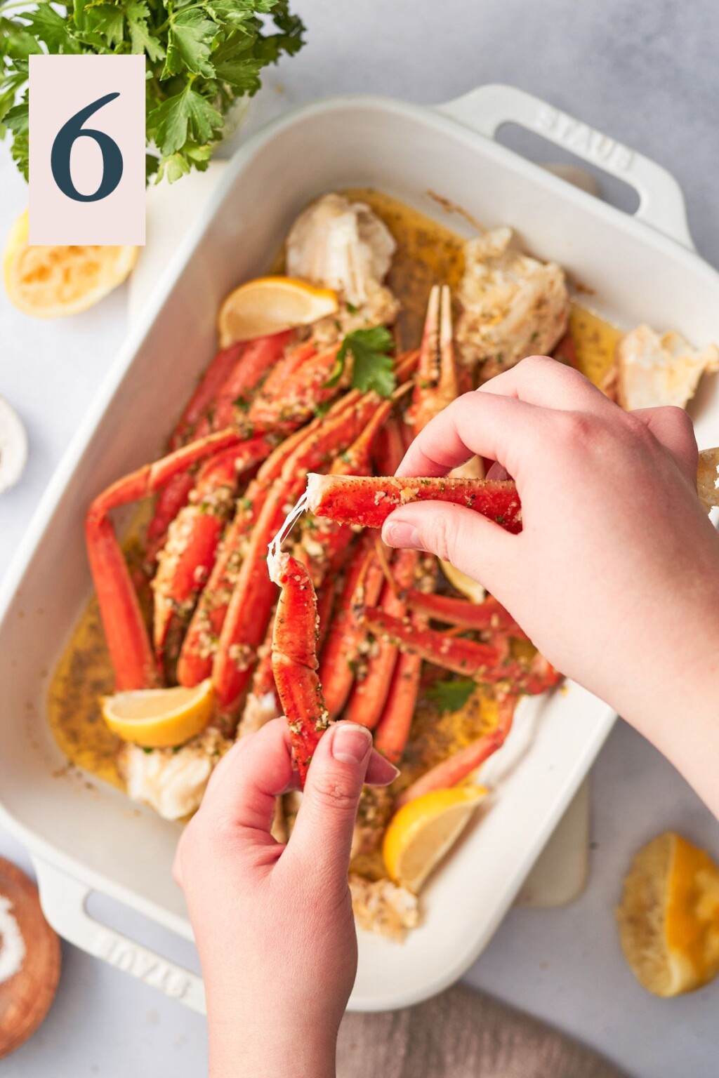 Baked Crab Legs - A Full Living