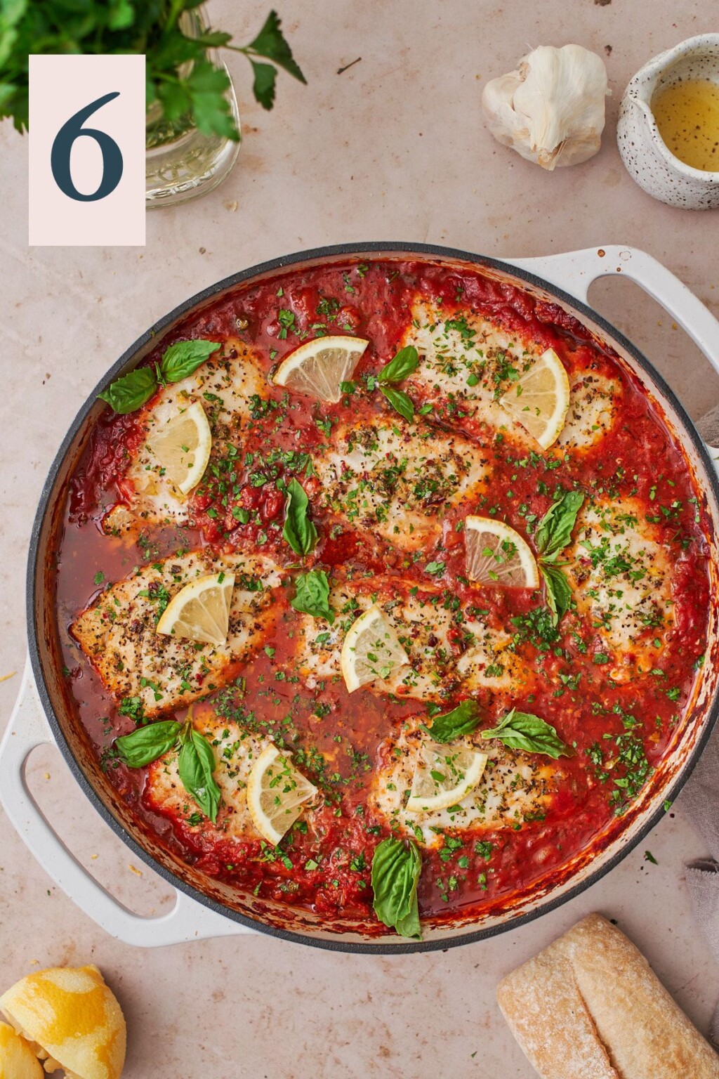 Baked Cod in Tomato Sauce — A Full Living