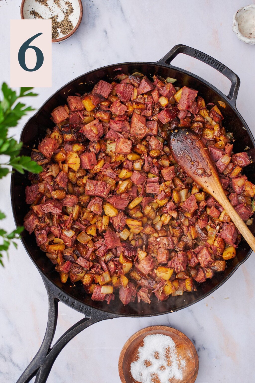 Corned Beef Hash and Eggs - A Full Living