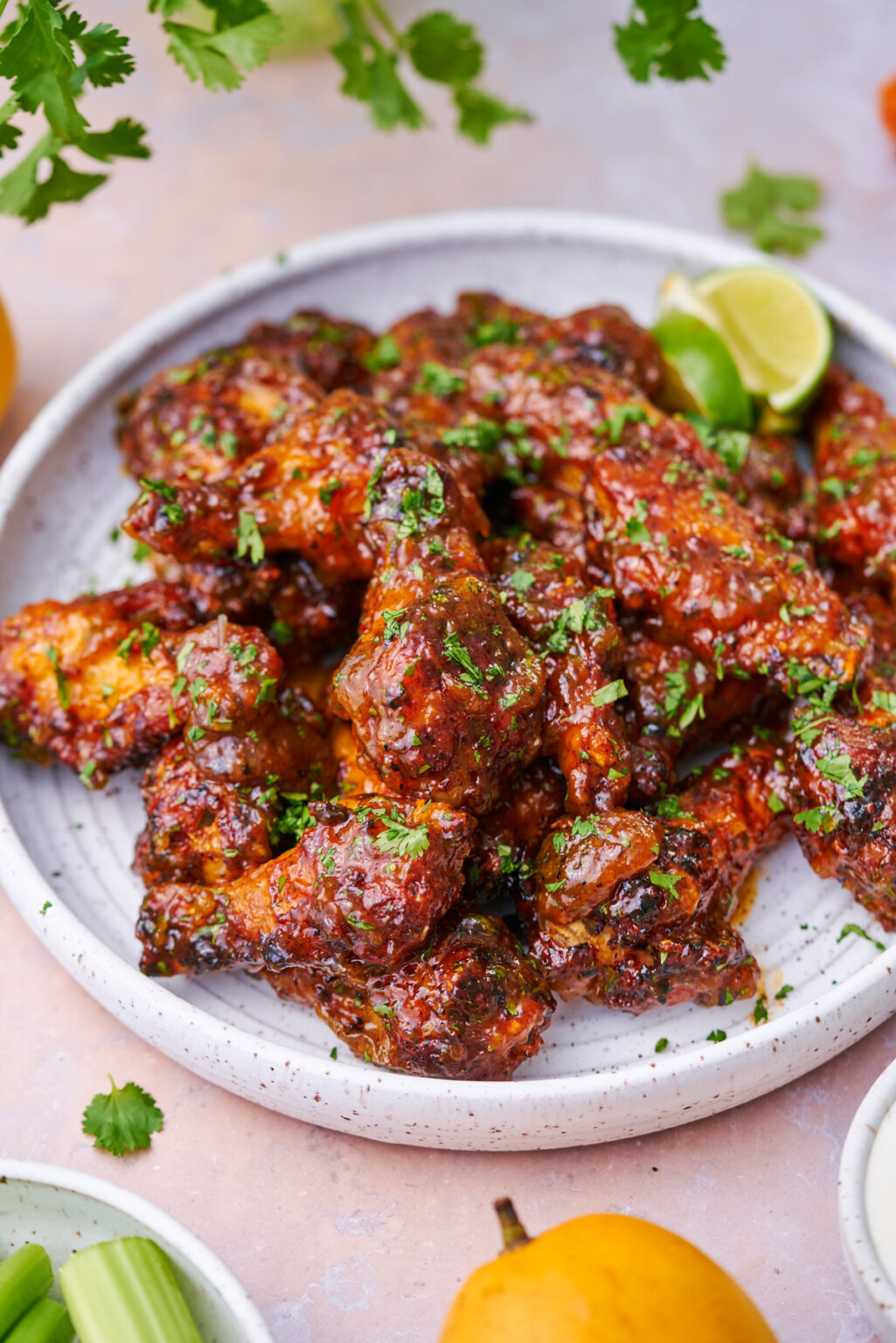Mango Habanero Wings - A Full Living