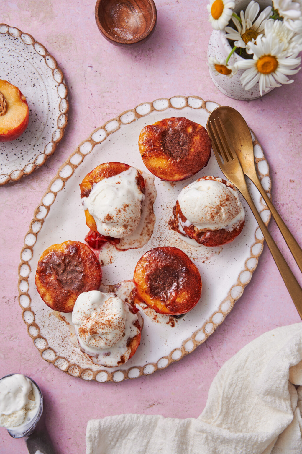 Air Fryer Peaches - A Full Living