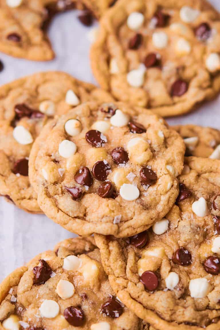Chocolate Chip and White Chocolate Chip Cookies - A Full Living