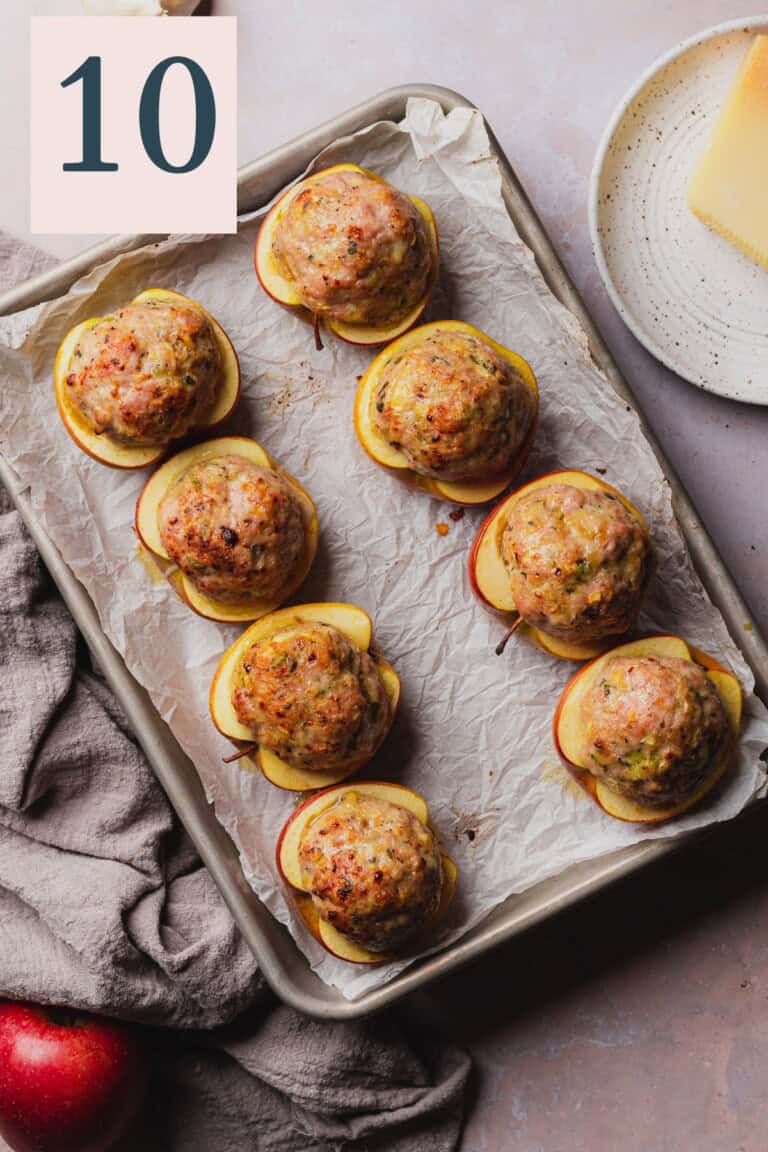 Pork Sausage Stuffed Apples - A Full Living