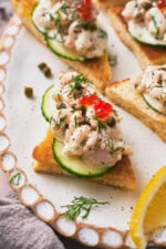 Swedish Shrimp Toast (Toast Skagen) - A Full Living
