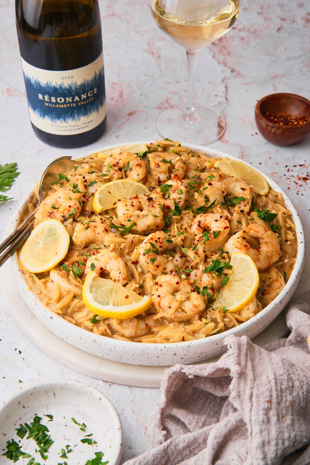 Shrimp Scampi Orzo - A Full Living