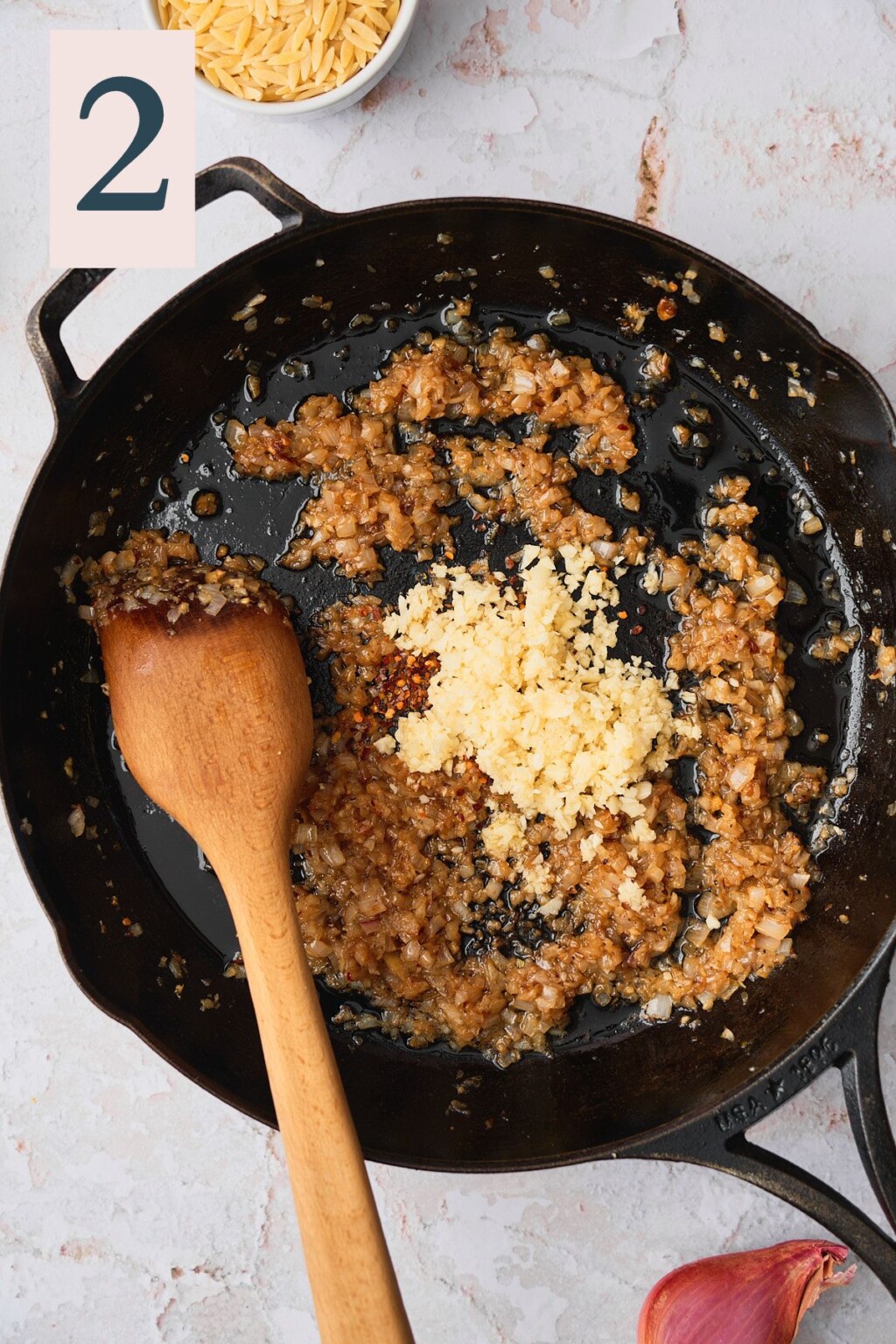 Shrimp Scampi Orzo - A Full Living
