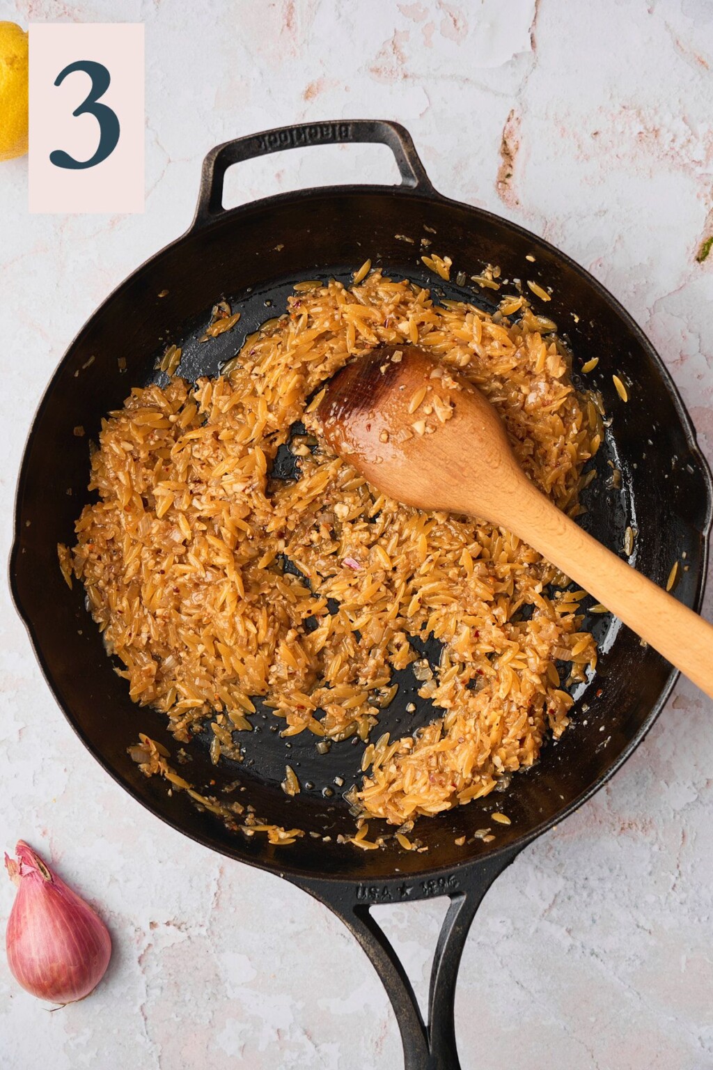 Shrimp Scampi Orzo - A Full Living