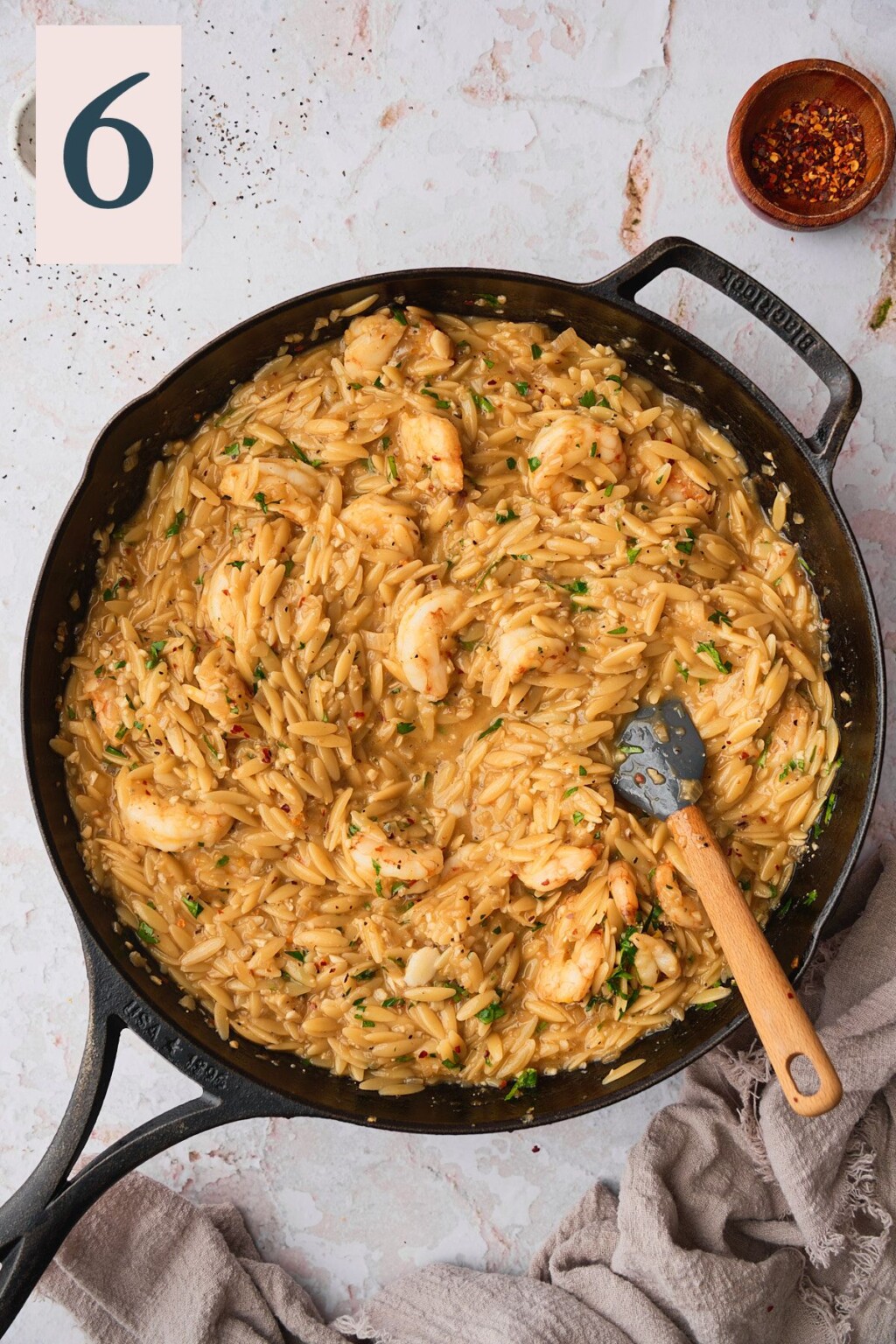 Shrimp Scampi Orzo - A Full Living