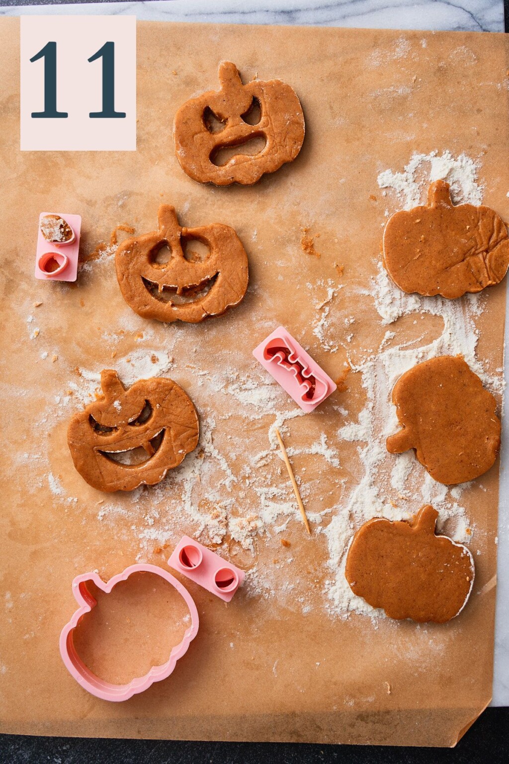 Halloween Pumpkin Cookies - A Full Living