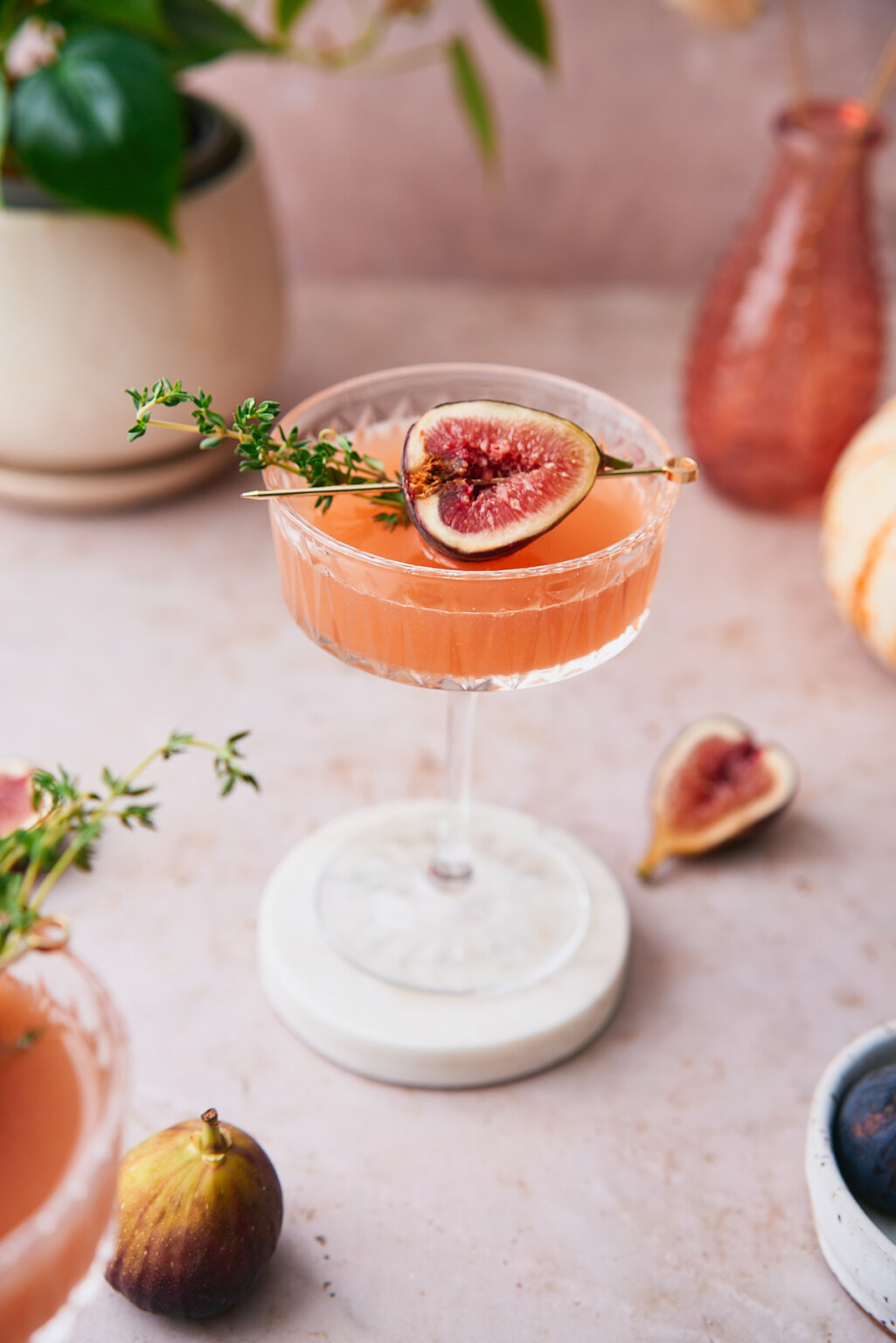 Maple Fig Vodka Cocktail (Fresh Figs or Jam!) - A Full Living