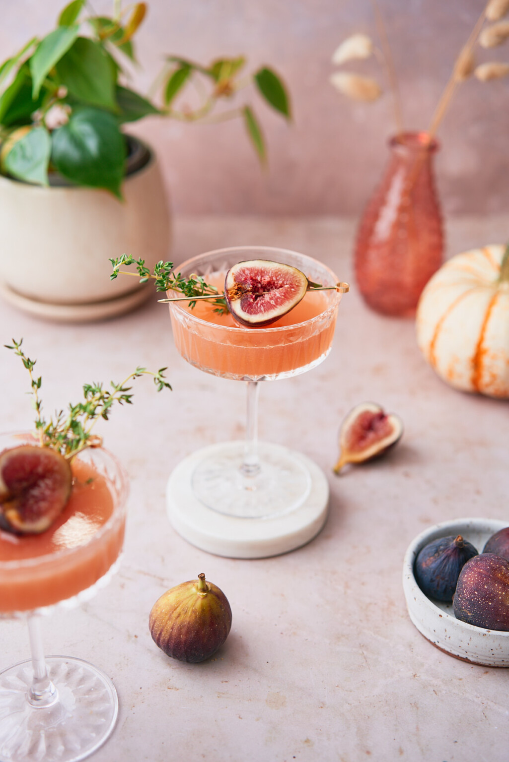 Maple Fig Vodka Cocktail (Fresh Figs or Jam!) - A Full Living