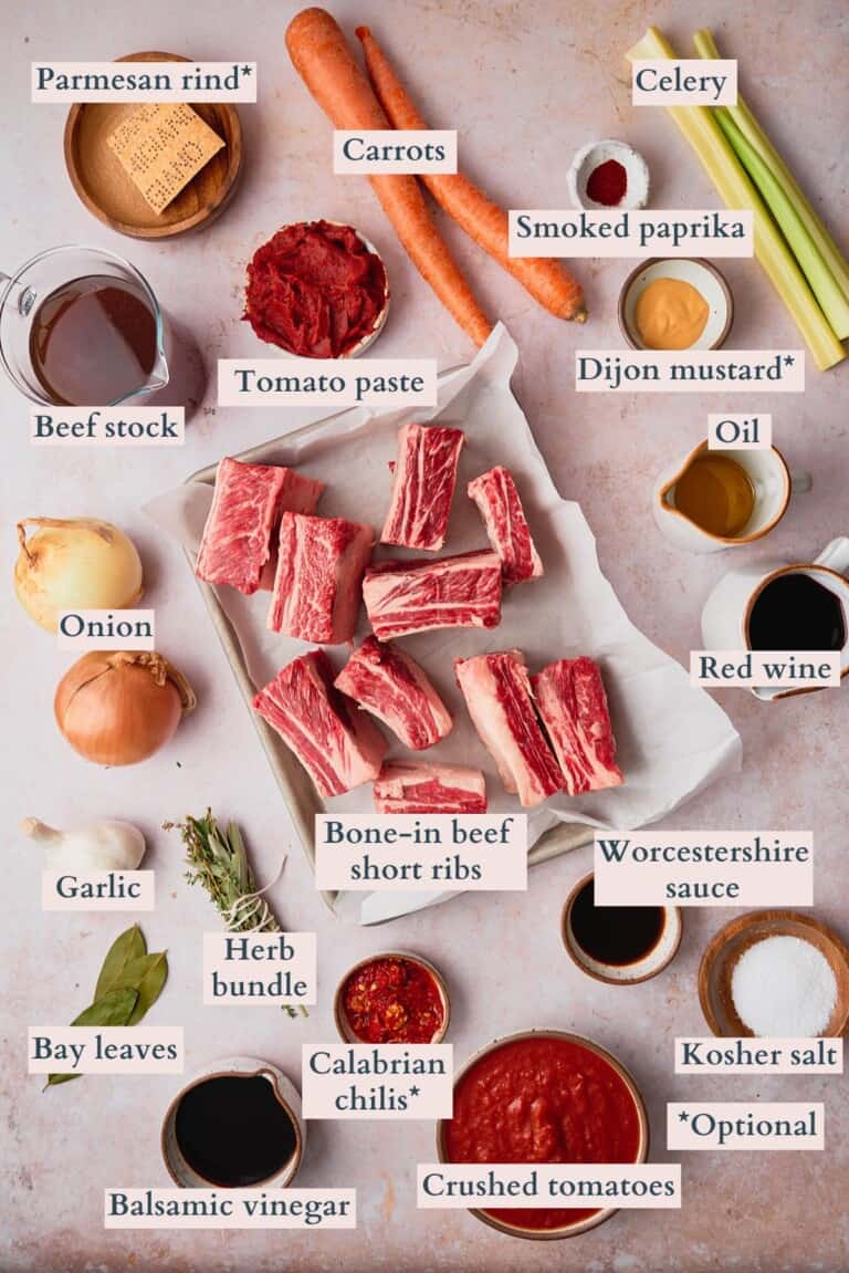 Beef Short Rib Ragu with Creamy Parmesan Polenta - A Full Living