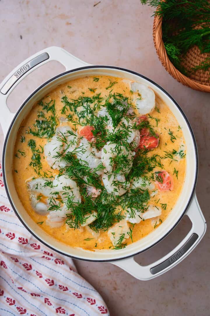 Norwegian Fish Soup (Fiskesuppe)