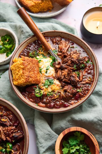 Chuck Roast Chili (Fall-Apart Tender, Dutch Oven Recipe) - A Full Living