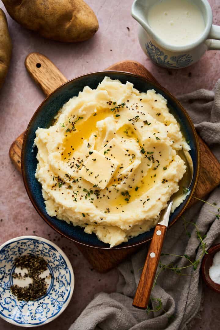 Creamy Buttermilk Mashed Potatoes (with the Perfect Tang!) - A Full Living