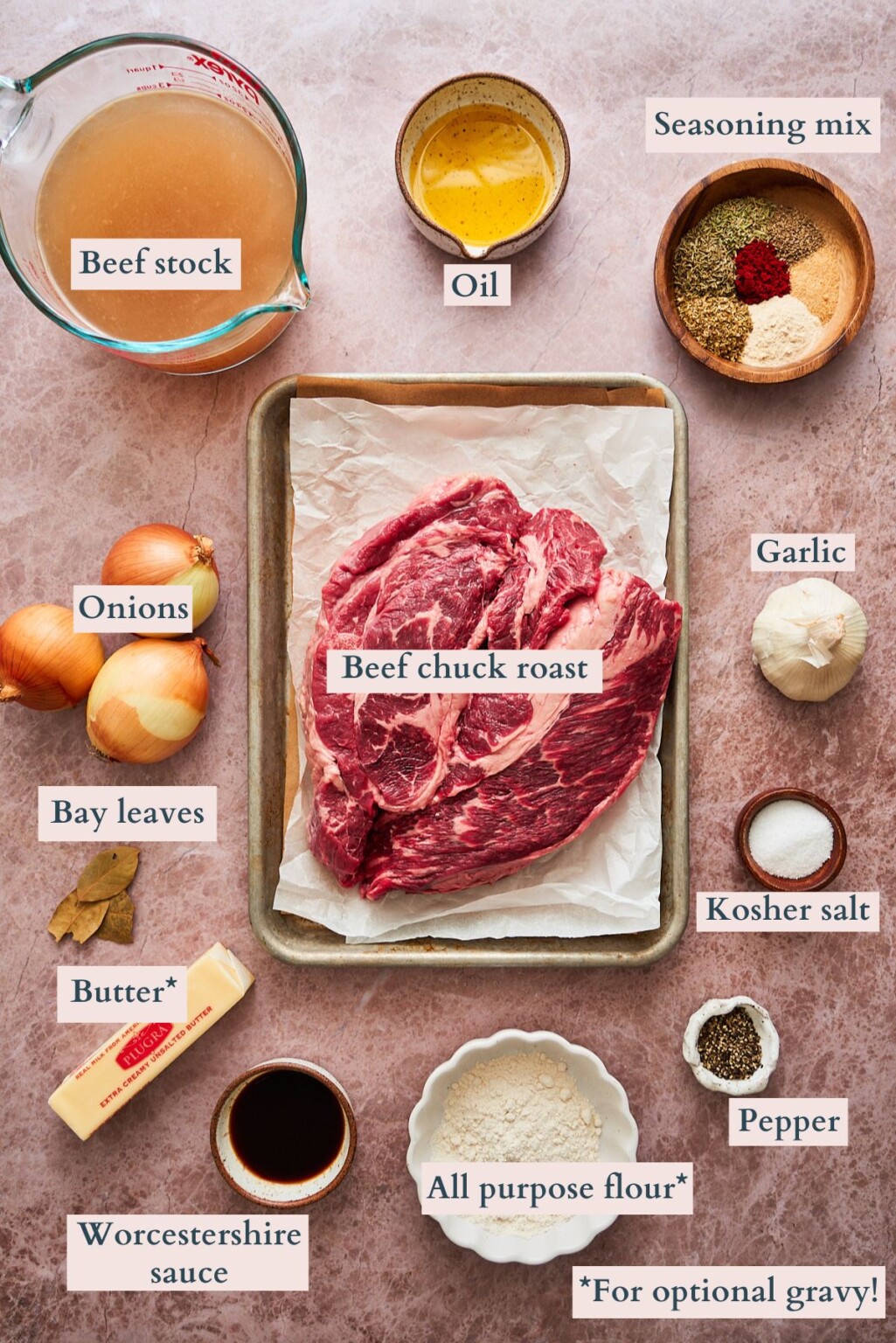Braised Chuck Roast in the Oven with Easy Pan Gravy - A Full Living